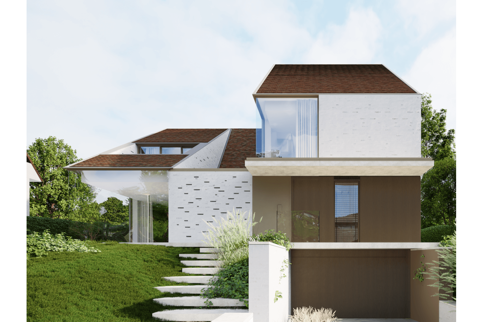 Moderne nieuwbouw villa te Knokke
